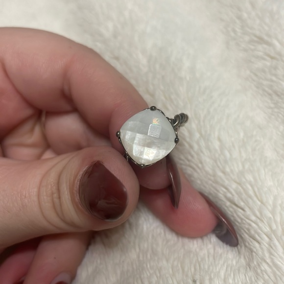 Jewelry | Discontinued Pandora Mother Of Pearl Ring | Poshmark